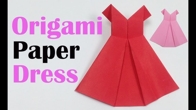 How To Make An Origami Dress Instructions How To Make A Cute Origami
