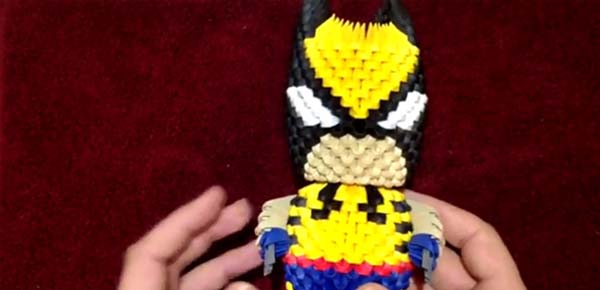 How To Make A 3d Origami Wolverine – Origami World