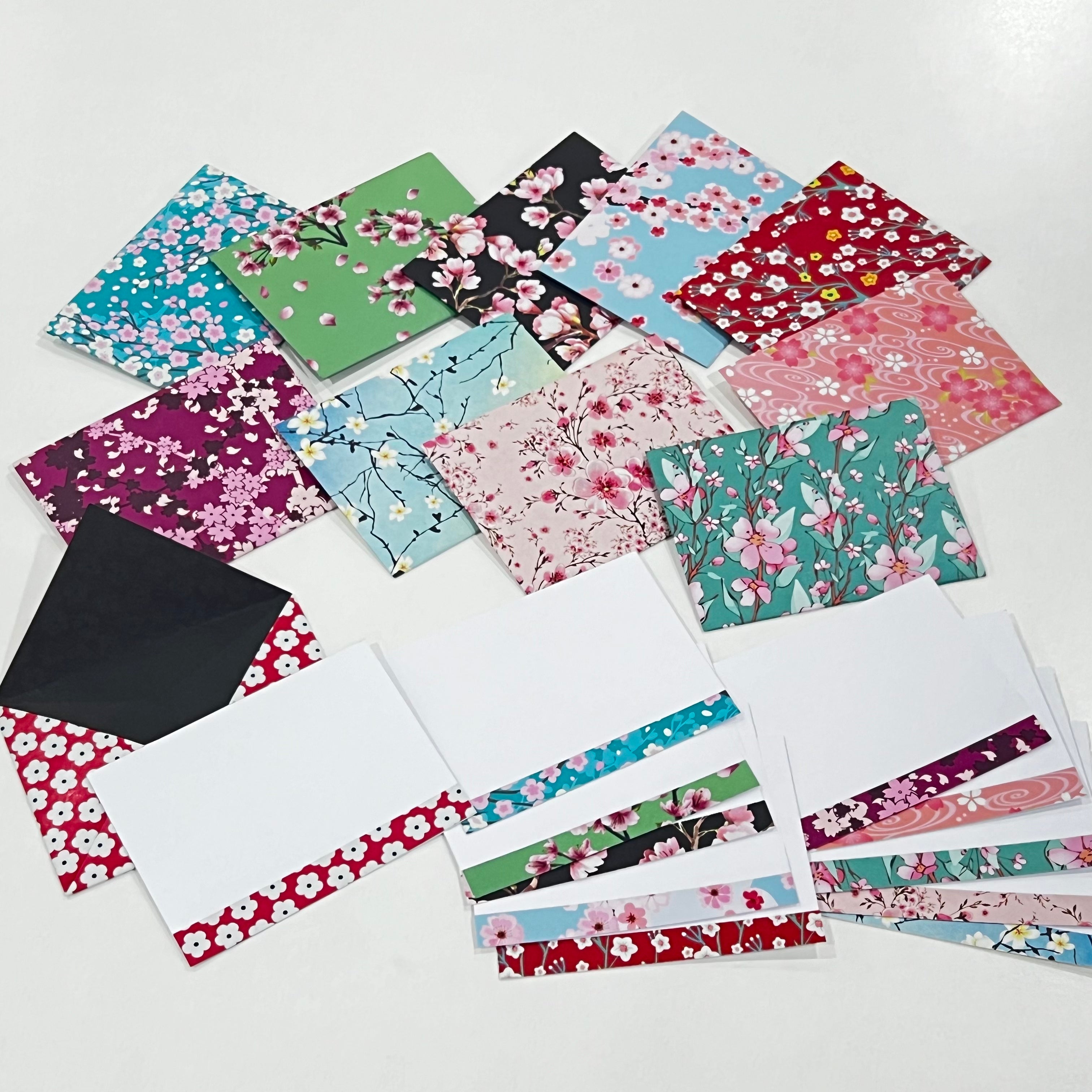 Cherry Blossom - Origami Envelopes (optional Inserts) - Gift Cards - S ...