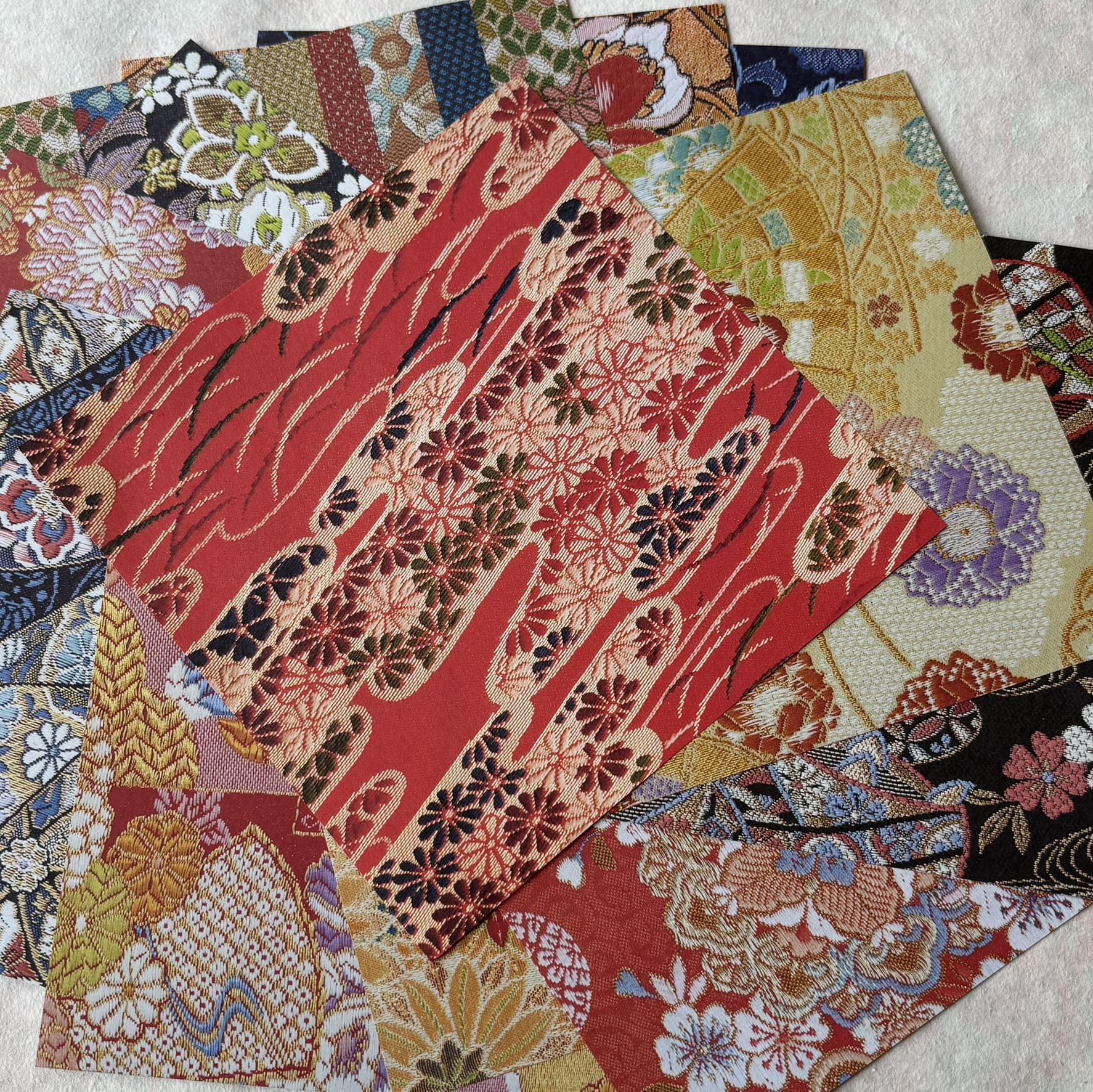 Origami Paper 36 sheets Kimono Design with 12 Different Designs 6″ (15 ...