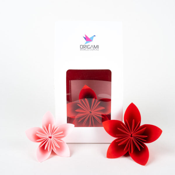 Origami Kusudama Flower KIT – in Display Gift Box – Available in Pink ...